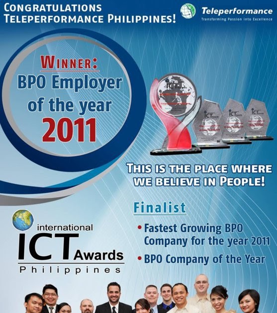 Don's Notepad (Official): Teleperformance Philippines wins the BPO ...