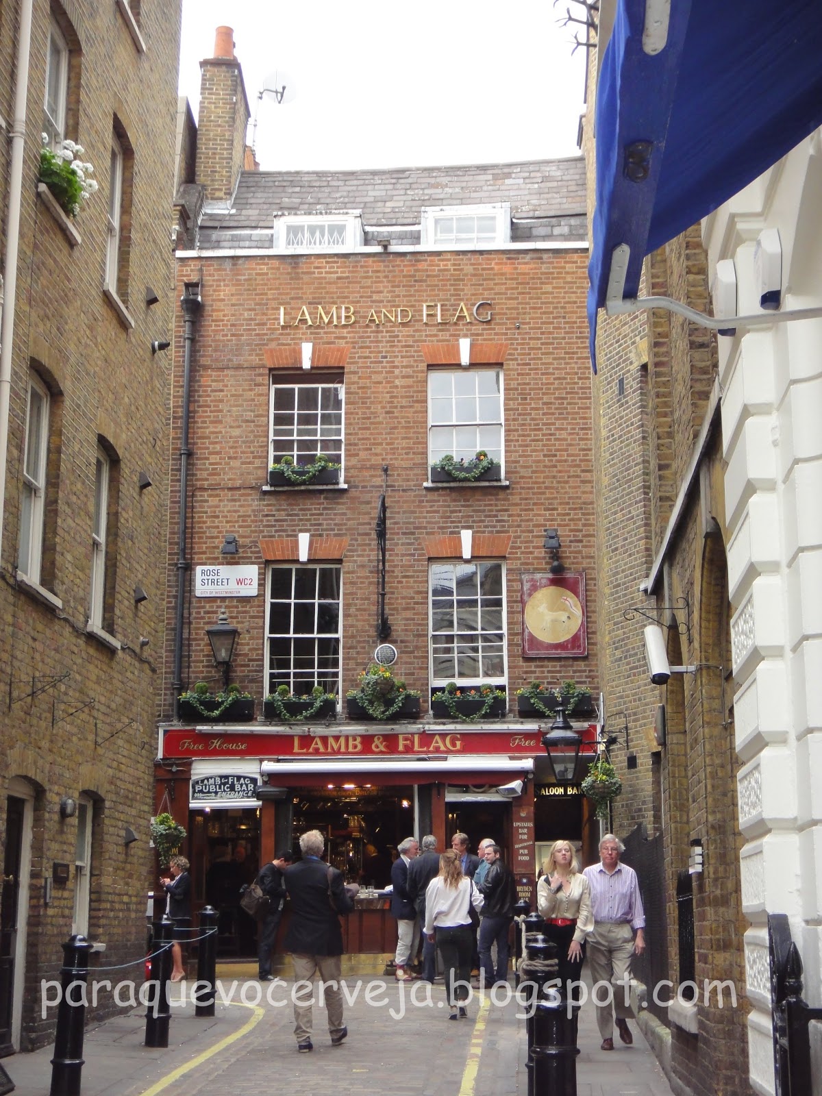 Para Que VoCerveja: Turismo Cervejeiro em Londres - Lamb & Flag.