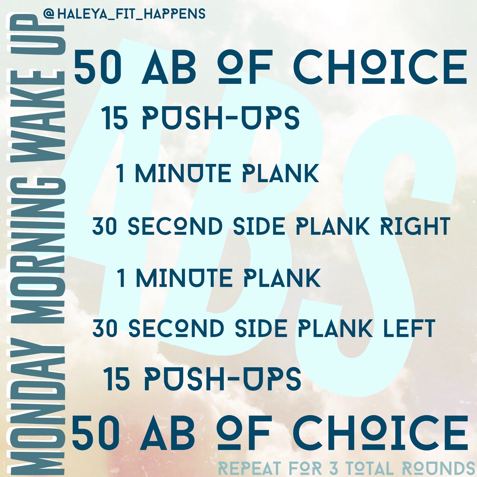 Fit Happens: Monday Morning Wake Up: ABS