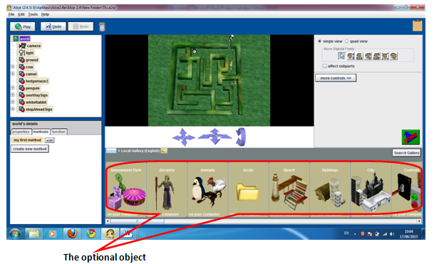 THE TUTORIAL HOW TO MAKE AN ANIMATION USING ALICE 2.4.3 ~ Techno ...