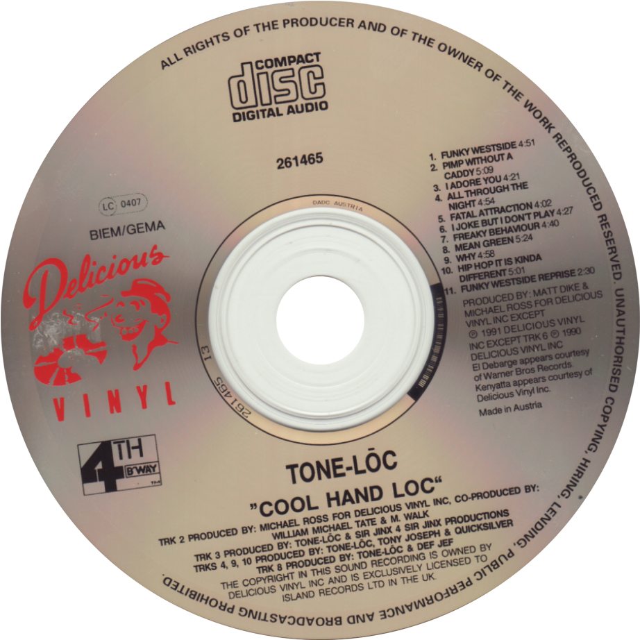 Tone-Loc - Cool Hand Loc (1991) Flac + 320kbps * RlsMaradona