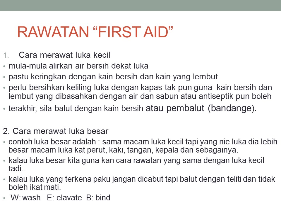 Occupational Safety and Health: Occupational First Aid