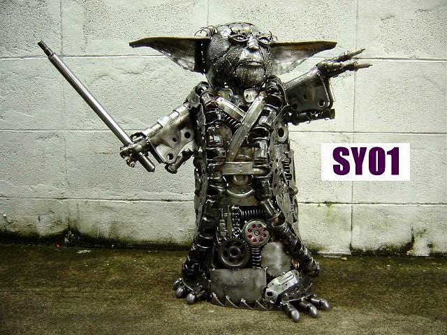 How to Recycle: Recycled Scrap Metals into Unique Sculptures