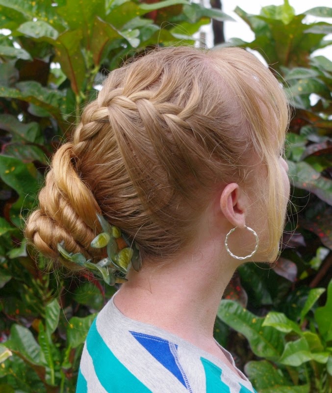 Braids & Hairstyles for Super Long Hair: Half-way Hairstyle (half ...