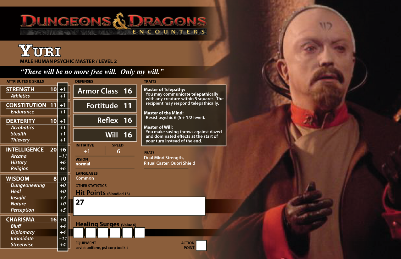 Tales from the Gamer Viceroy: Dungeons & Dragons: Yuri's Revenge