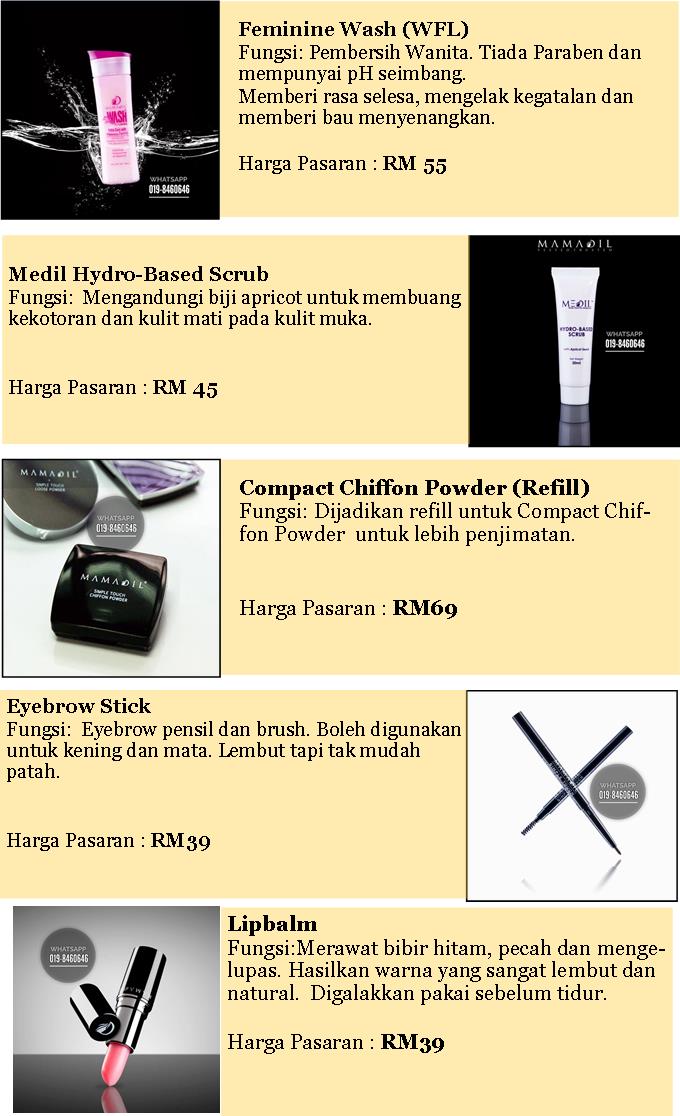 Senarai Produk Mamadil