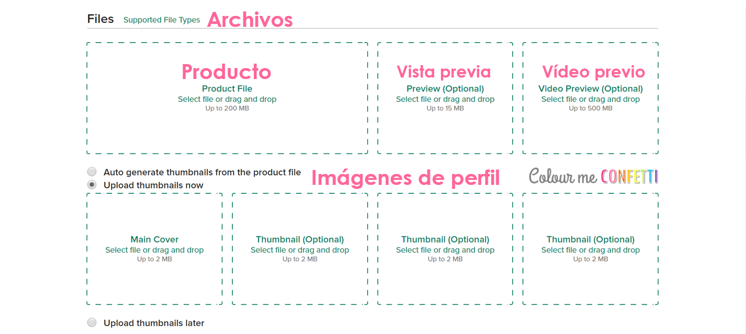 Guía TpT Guide ♥ 6 - Colour me Confetti