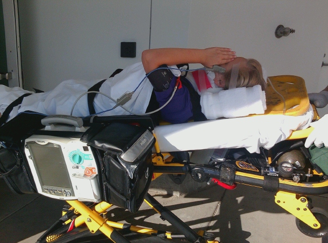 Wow, you've got your hands full.: Ambulance ride for Labor day weekend ...