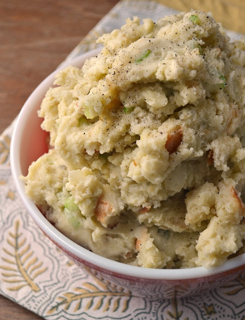Pink Lady: Mashed Potato Bread Stuffing
