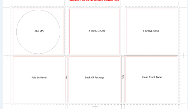 Digipak layout - Planning