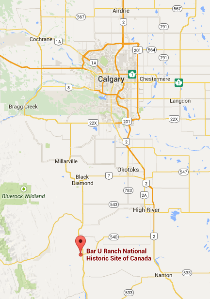 The view from here: The Bar U Ranch