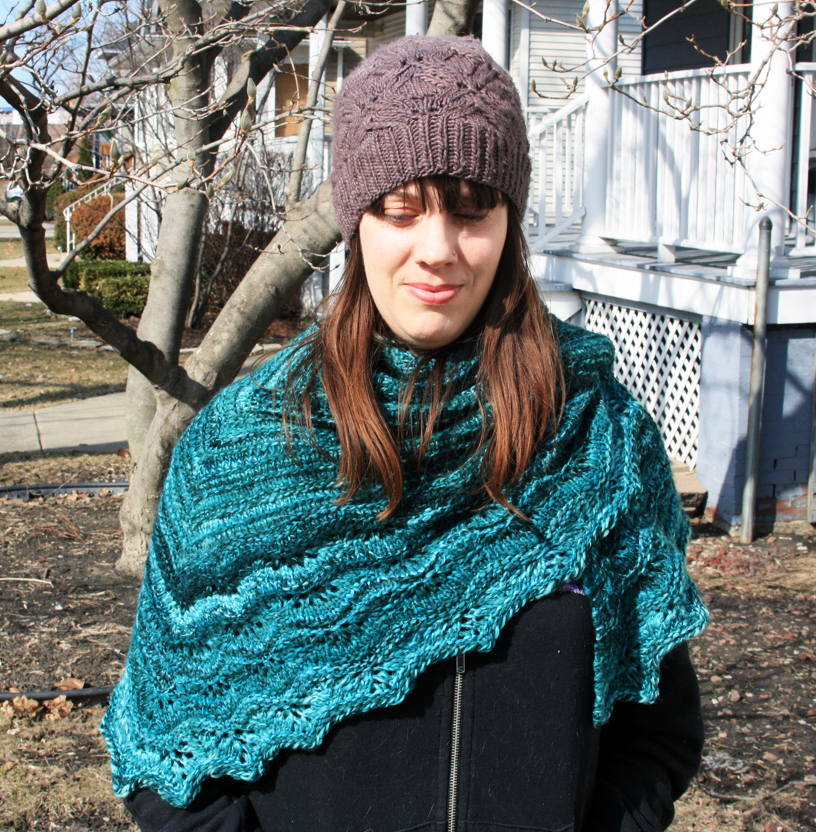 FO Friday: Handspun Terra Shawl