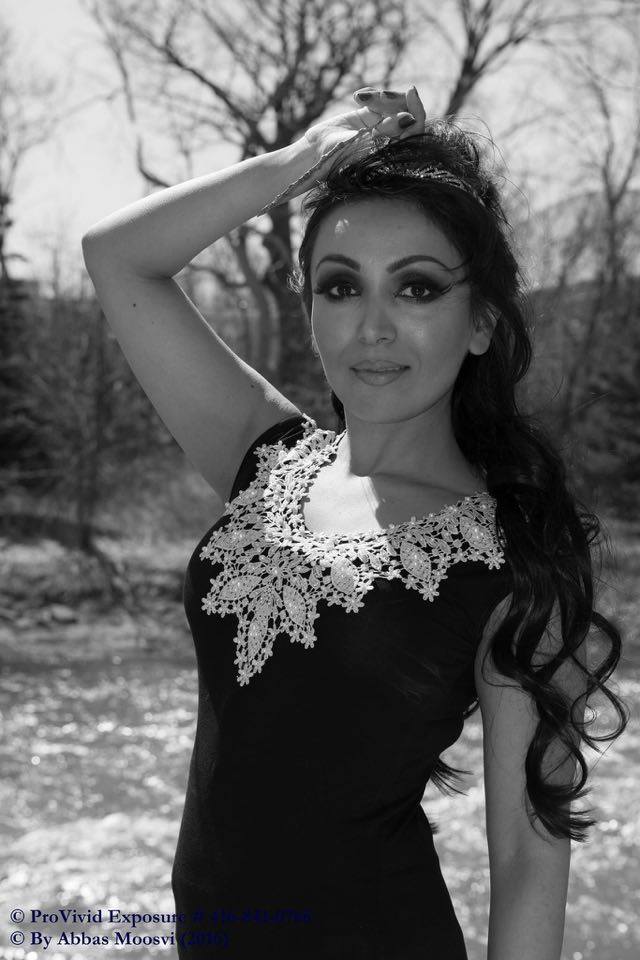 CLUSTEREUM: Batool Cheema - Miss Pakistan World 2004 in Blue Outdoor