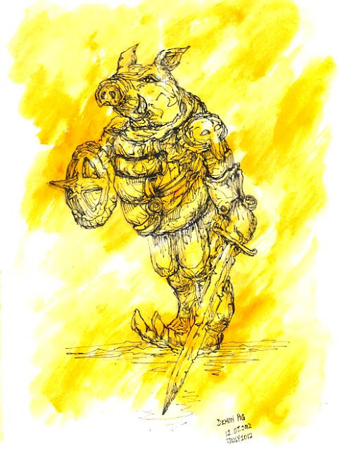 One Hundred and One Demons: Demon pig