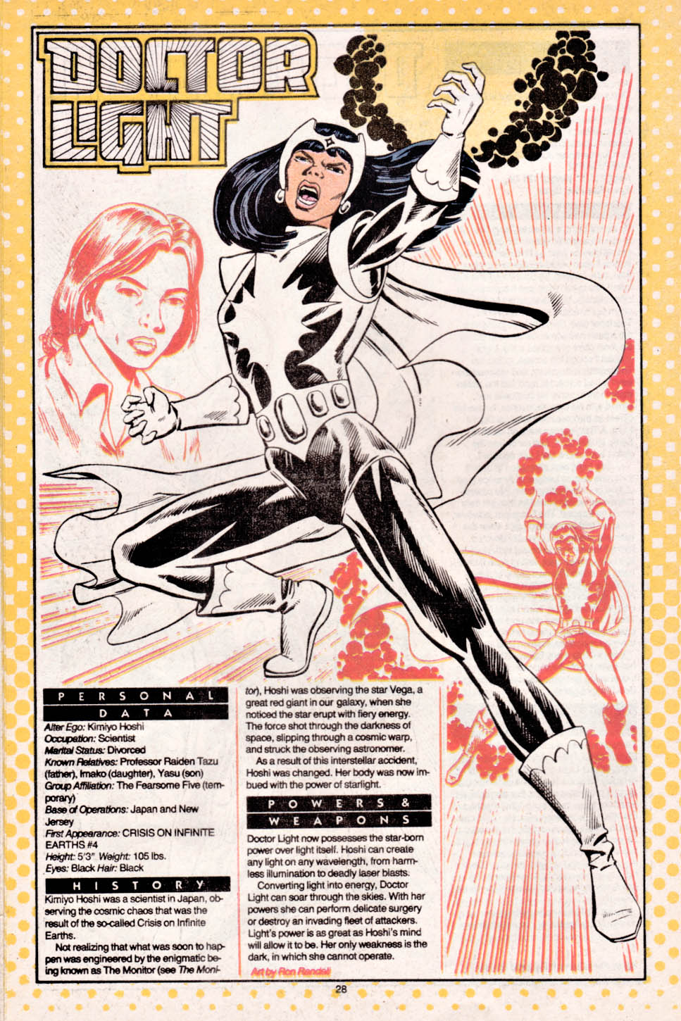Doctor Light | Dc comics girls, Dc comics superheroes, Dc comics characters