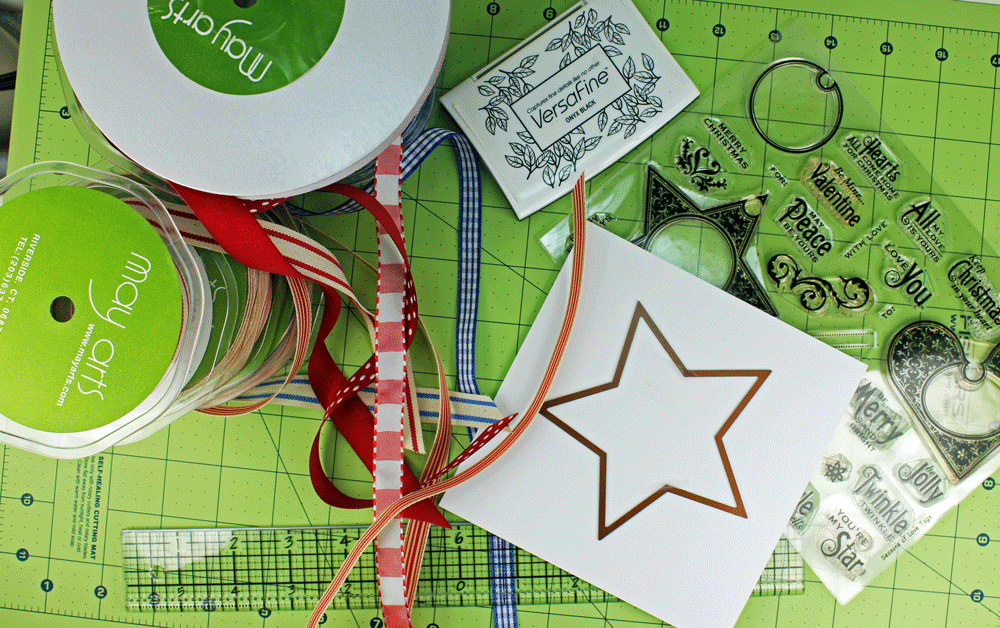 A Kept Life: Ribbon Card Tutorial