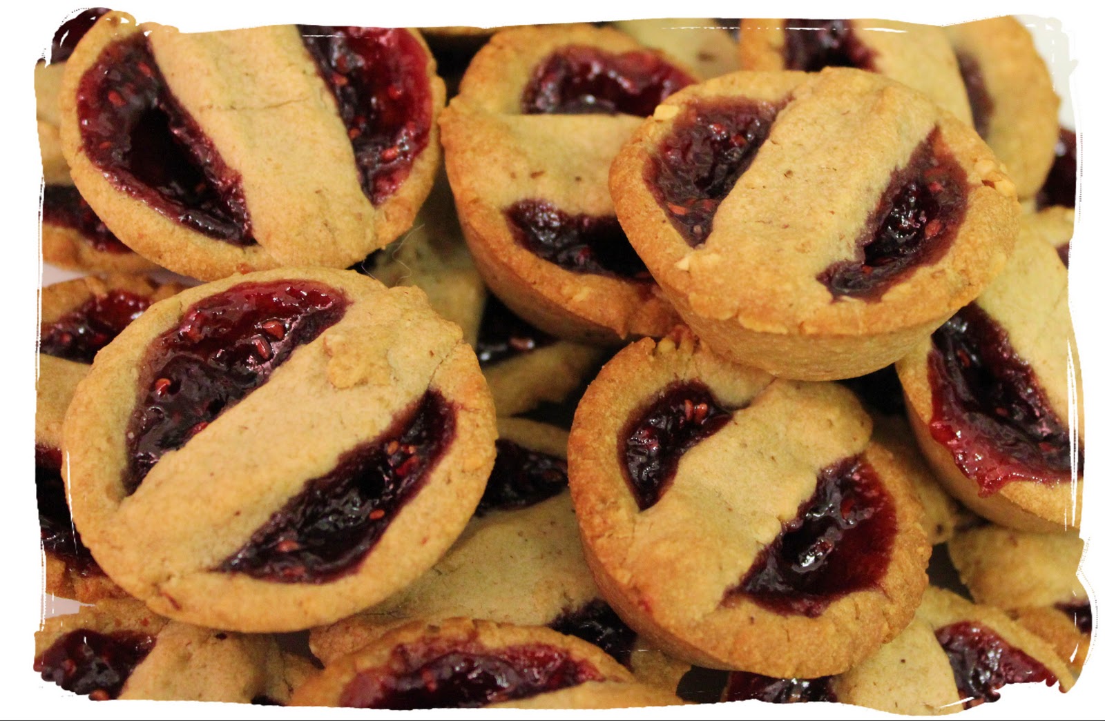 Swirl & Scramble: NUTTY, FRUITY LINZER TARTLETS