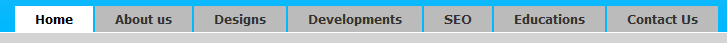 Custom Horizontal Navigation Bar In Css Online Tutorial For Javascript Reactjs Html And Css