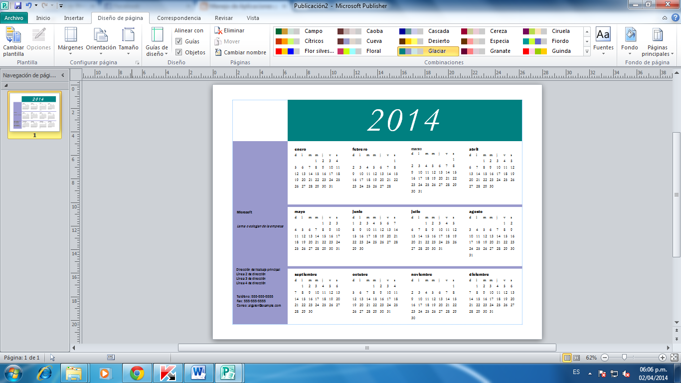 PRACTICAS DE PUBLISHER