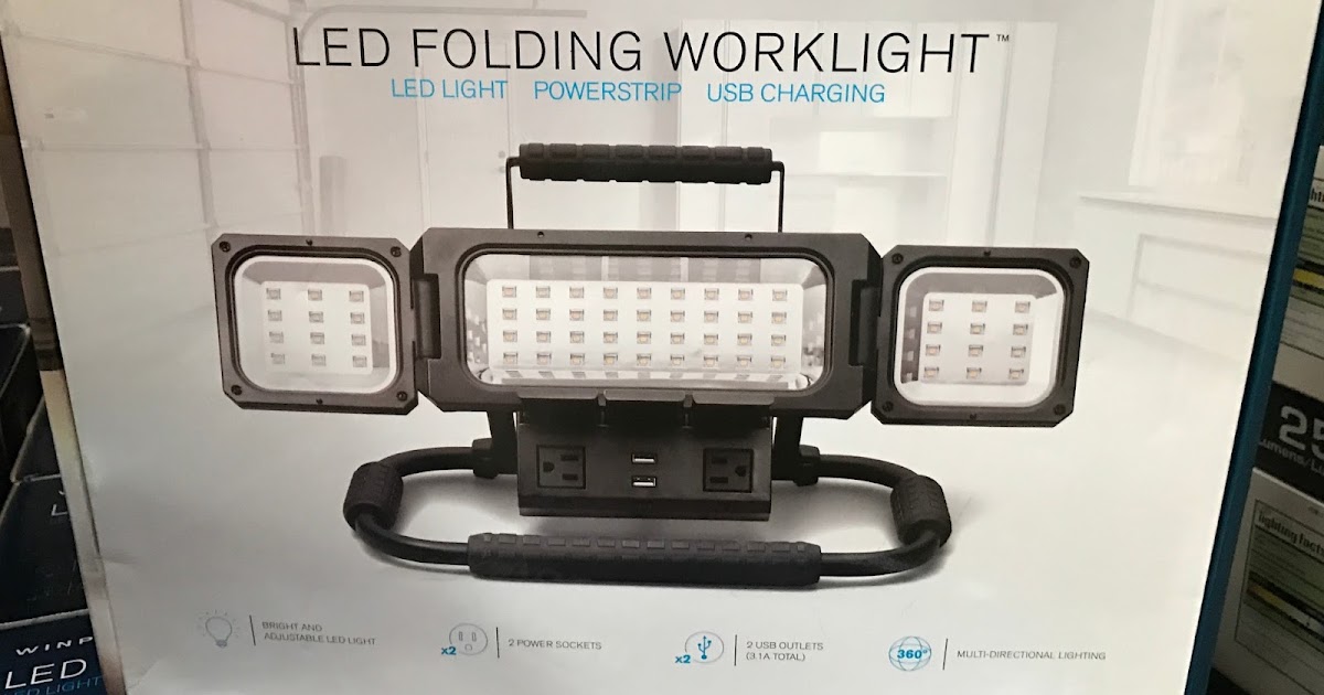 Winplus LED Folding Worklight | Costco Weekender