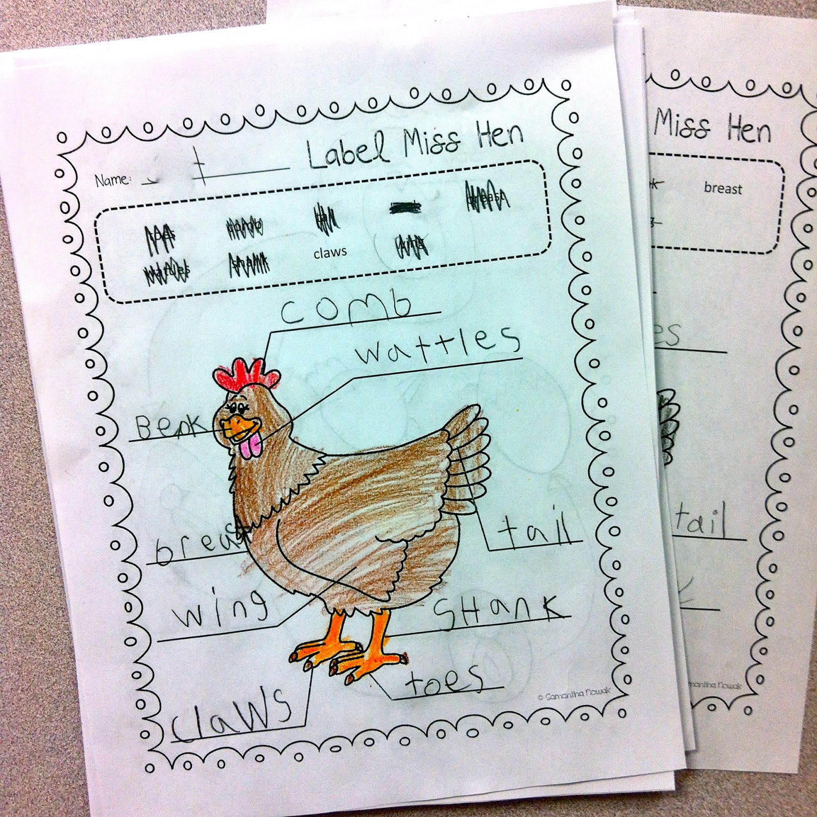 Fun With Firsties: Holy Hens!!!