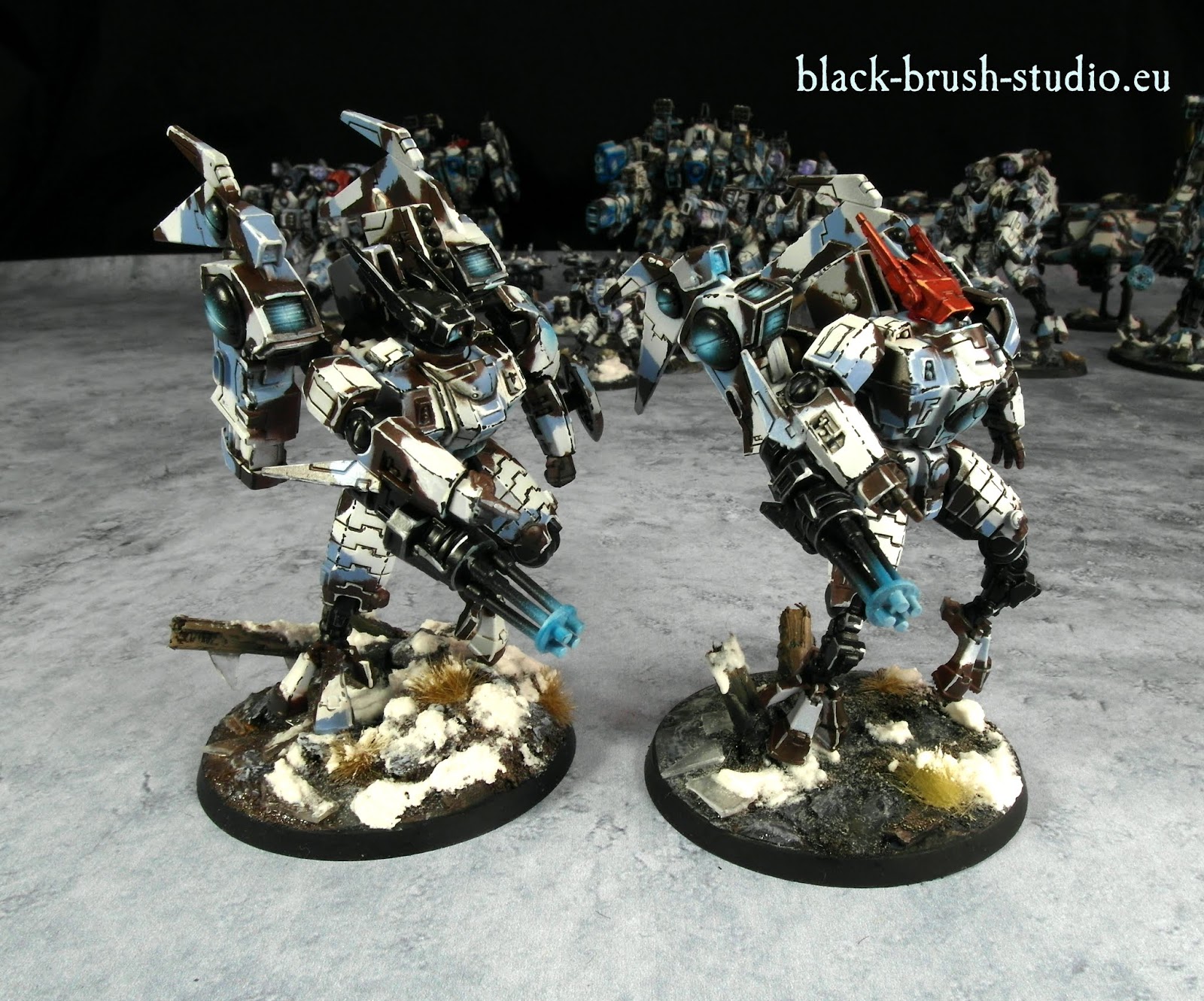 Tau Empire: Army in Winter Camo Scheme