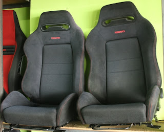 Dingz Garage: Seat Black RECARO Honda Integra DC2 Type R