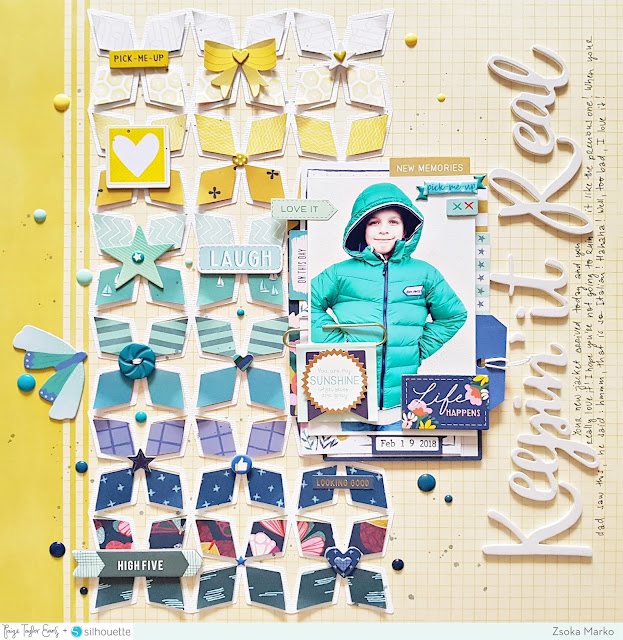 Keepin' it Real Layout by Zsoka Marko | Paige Taylor Evans