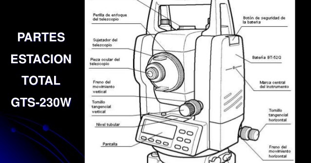 Construccion y topografia: Estación Total