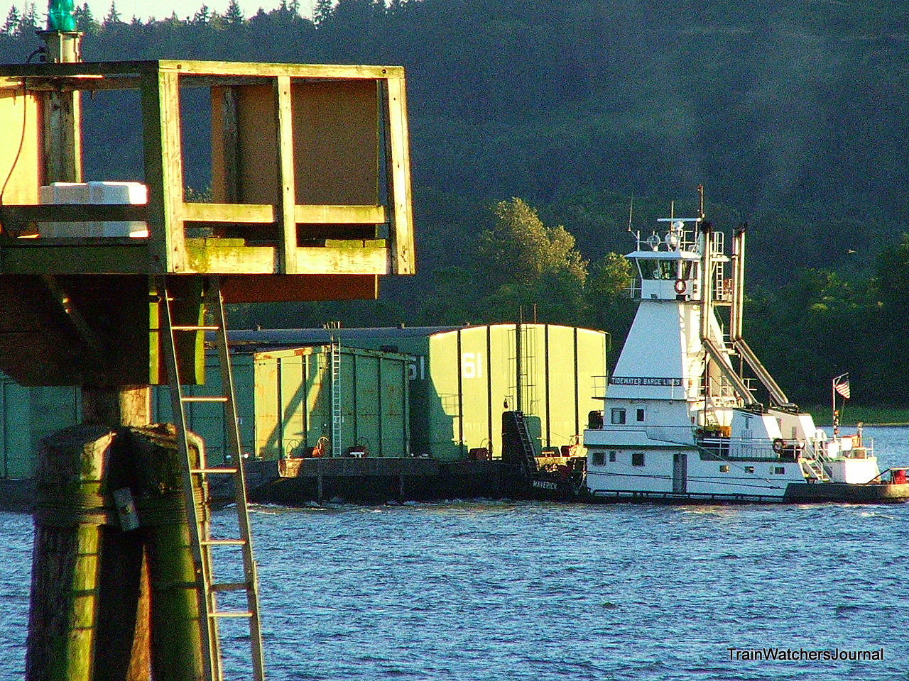 TrainWatchersJournal: Late Afternoon - Kalama, Washington - July 2005