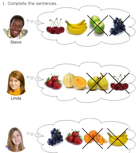 English is FUNtastic: Likes/dislikes & food