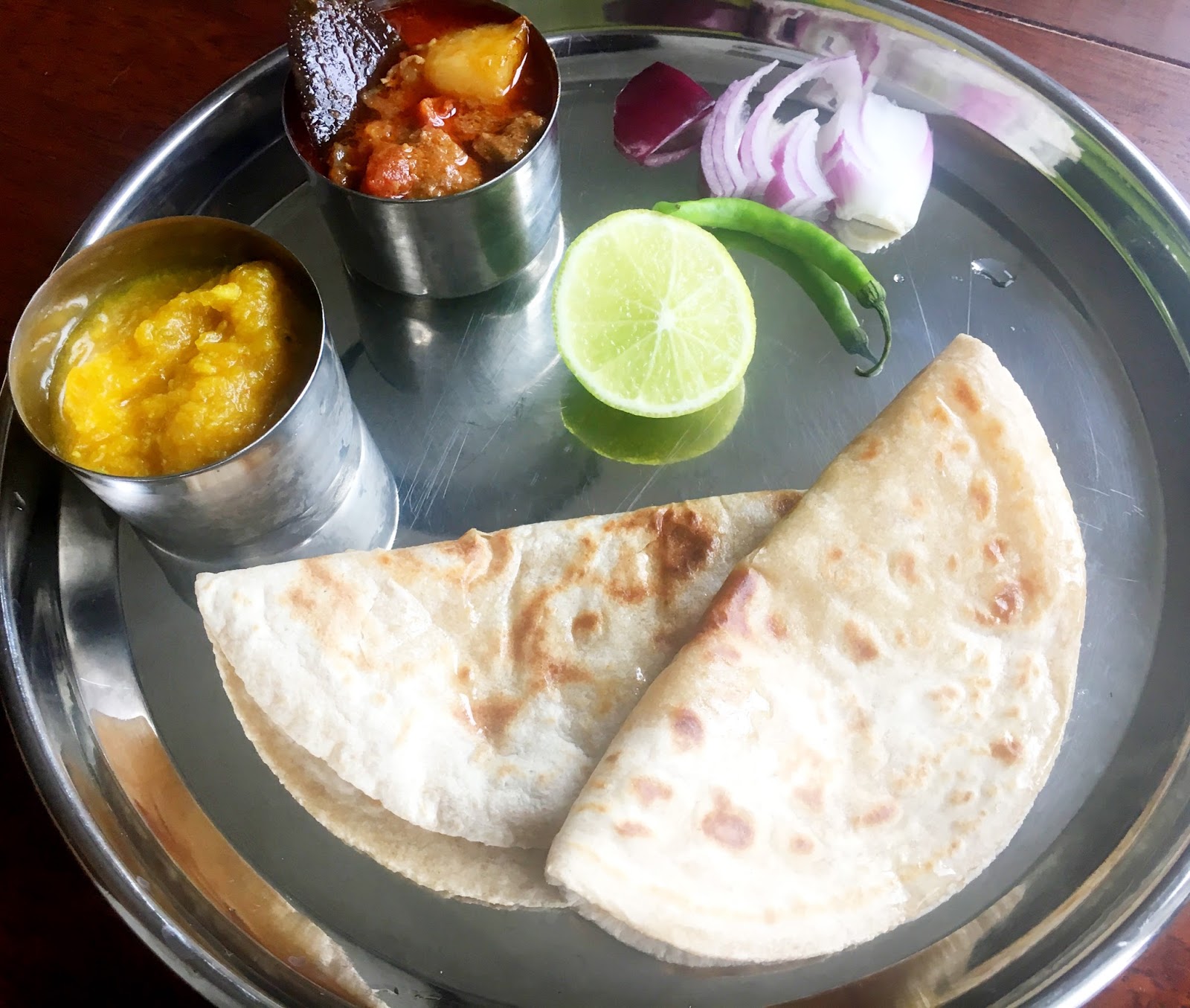 Spice and Rice: Roti by rotimatic with Beef curry