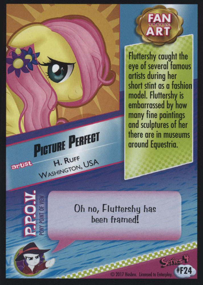 My Little Pony Picture Perfect Series 4 Trading Card | MLP Merch