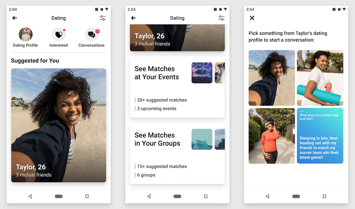 Explore your love interest with the new Dating feature by Facebook ...