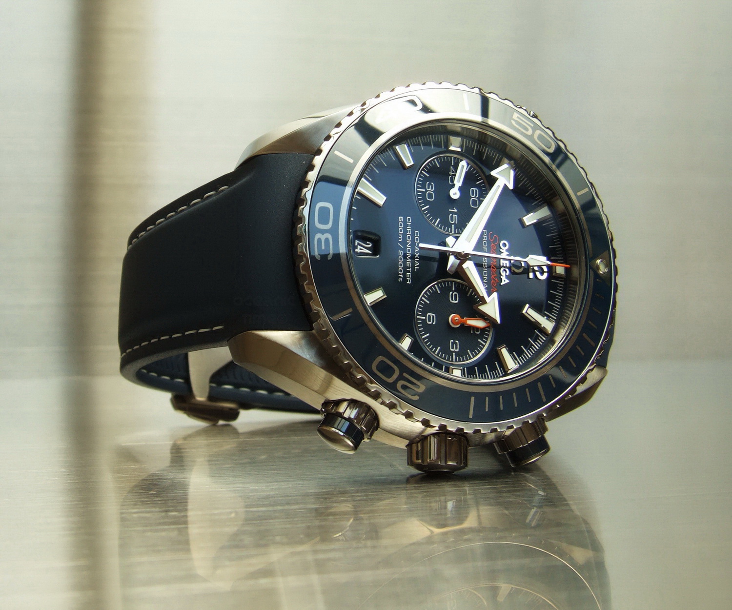OceanicTime: OMEGA Seamaster PLANET OCEAN Titanium Liquidmetal® Chrono ...