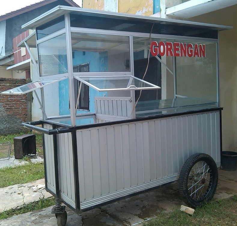 √ 58 Model Gerobak Gorengan Modern Terbaru yang Wajib Ditiru ...