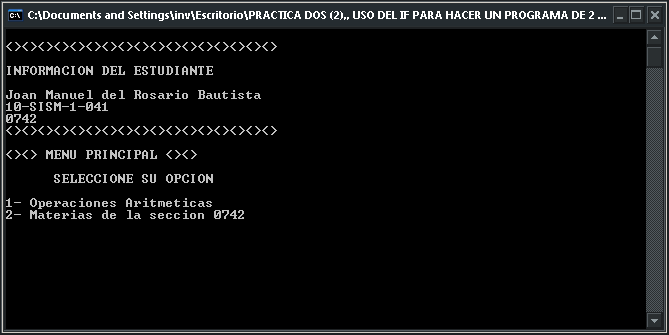 Ejemplo Ejercicio #2 Lenguaje C: IF ~ Blog 10-SISM