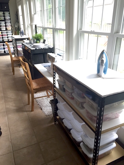 Sew Many Ways...: Workbench Sewing Table...