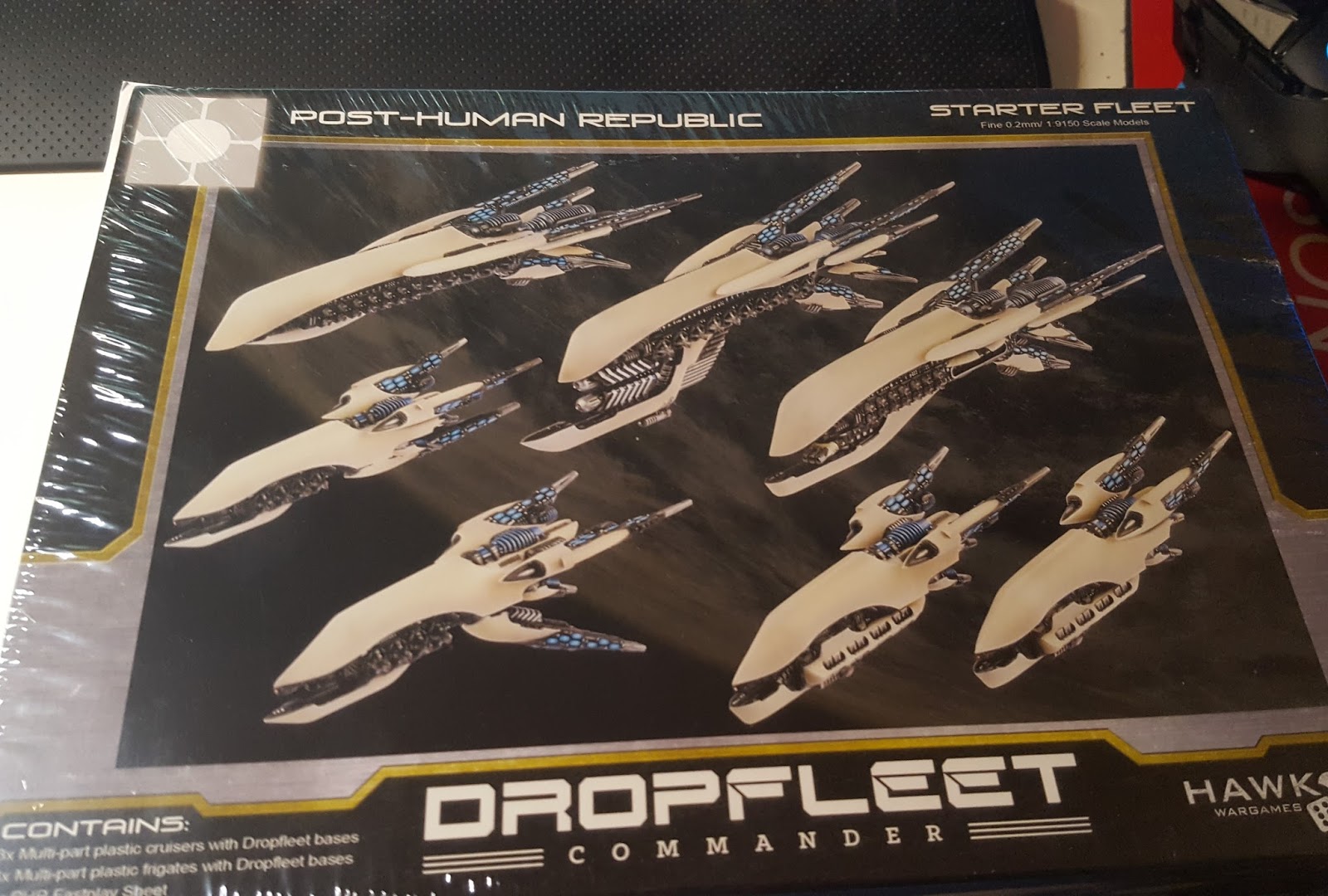 The Blog of Many Things: Dropfleet Commander - Magnetising the PHR Starter Box