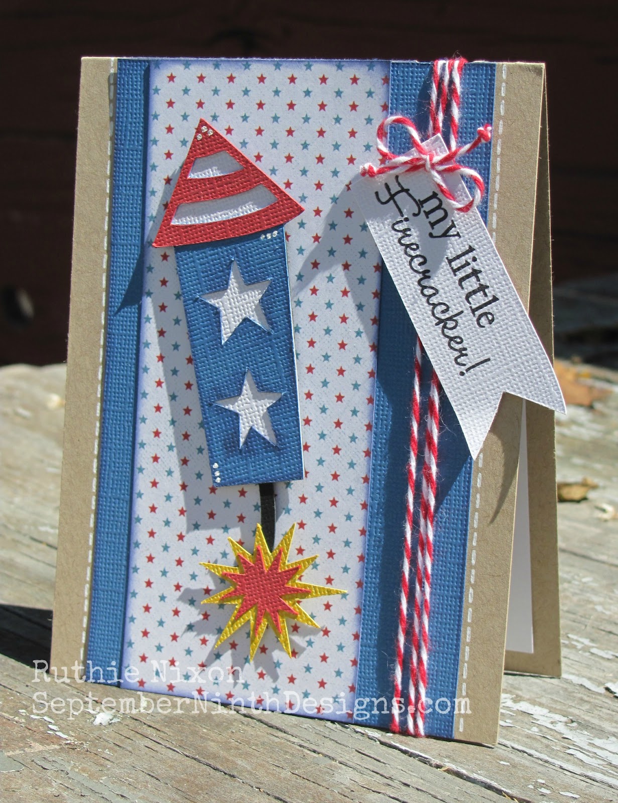 September Ninth Designs: My Little Firecracker!
