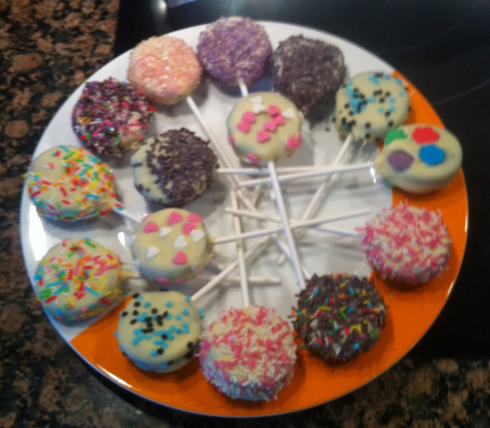 Azúcar morado: Cake pops de Oreo