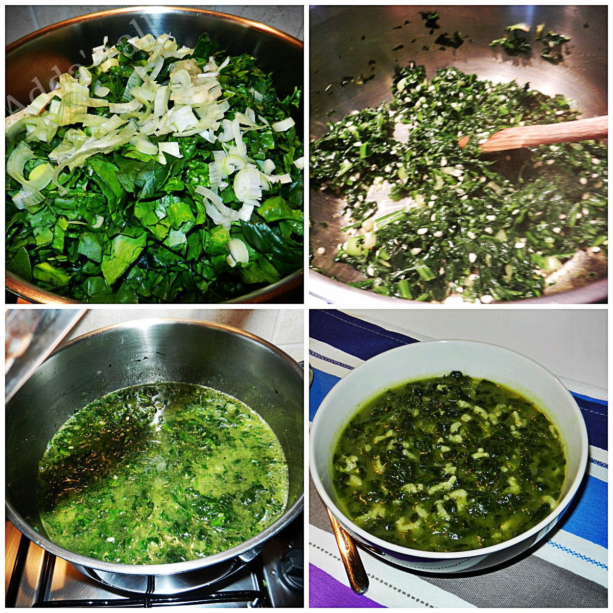 Adda's All : "Burani" Zuppa di spinaci