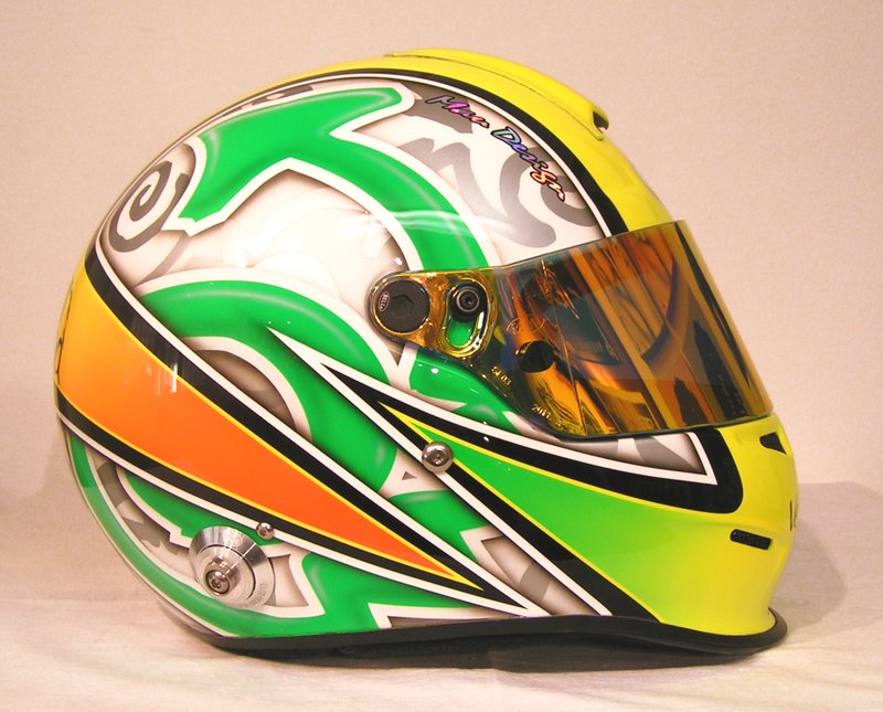Racing Helmets Garage: Bell RS3 Sport J.C.Azcarate 2012 by Mau Design