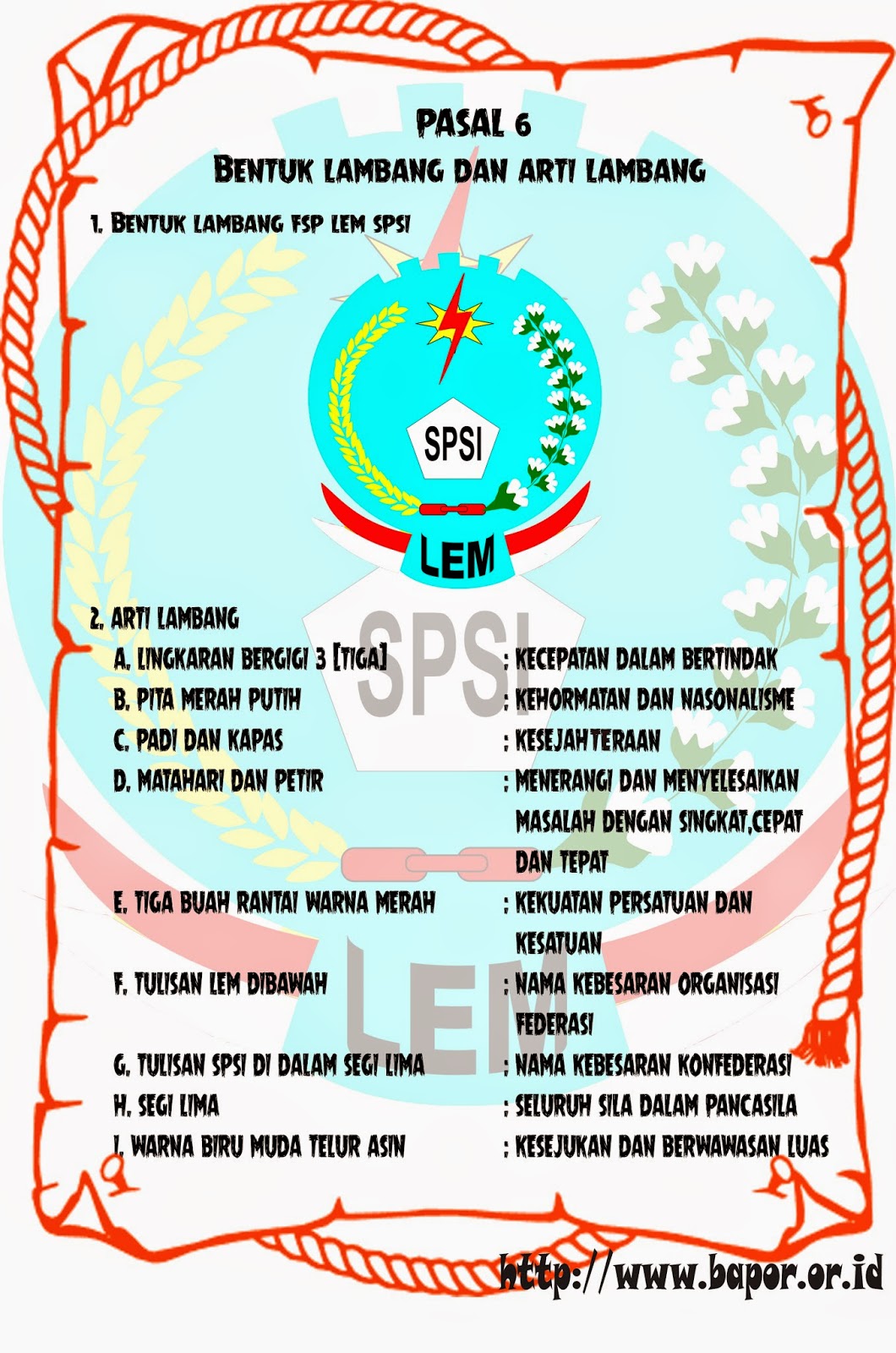 HIRARKI, LOGO DAN ARTI LAMBANG ORGANISASI