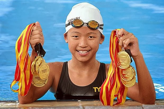 Ikan Bilis Swimming Club (1971) KL: Star Metro : Zhen Yi swims her way ...