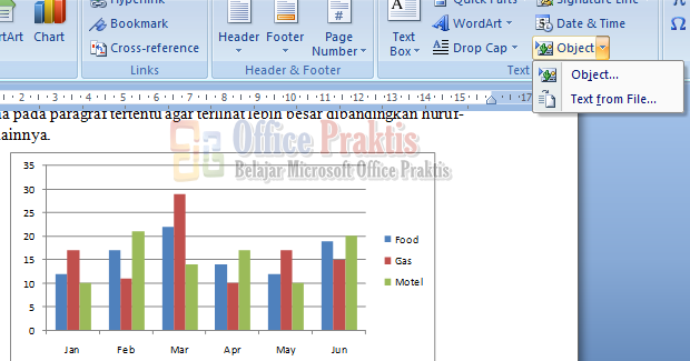 Fungsi Object di Ms. Word - Office Praktis