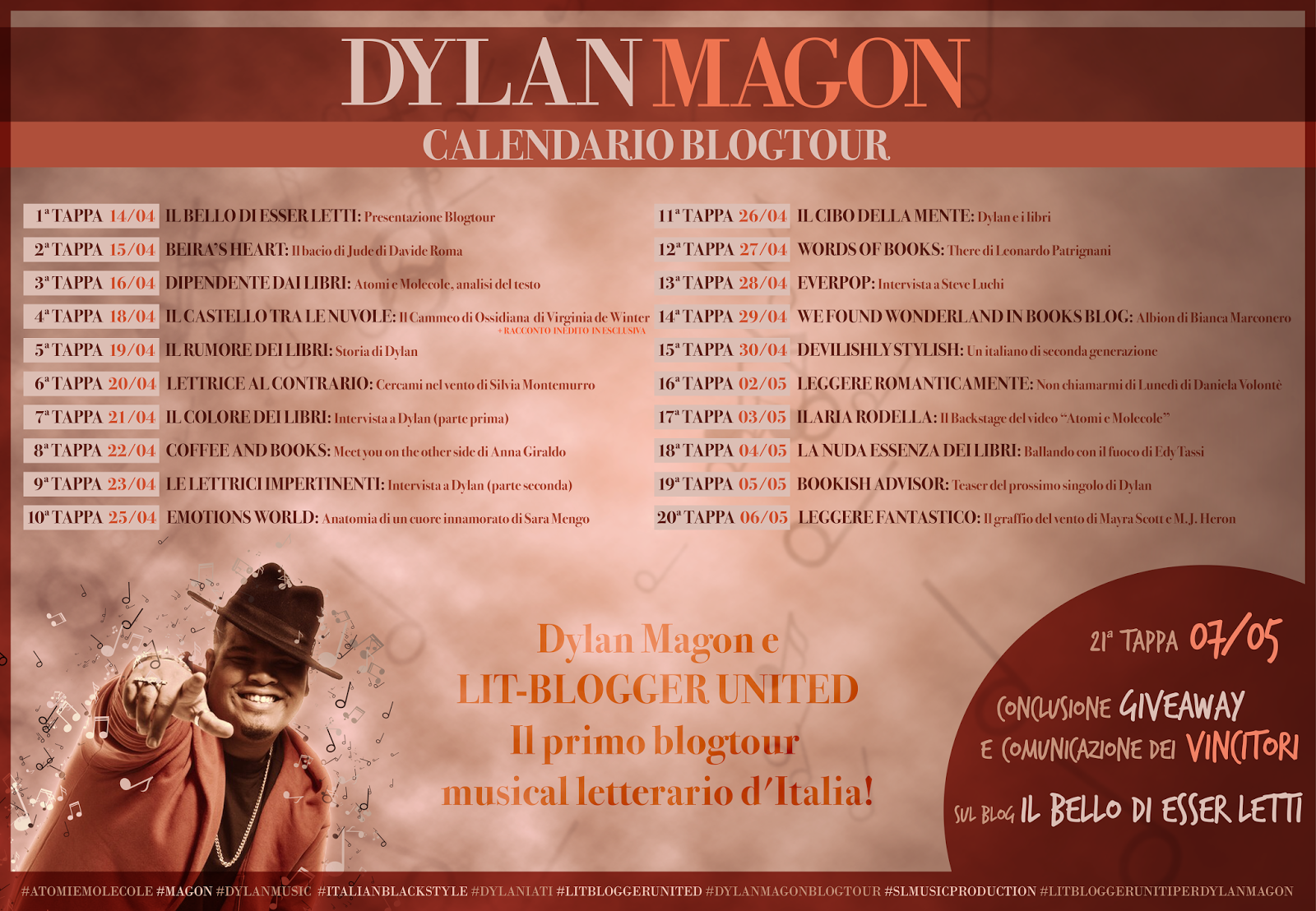 Bookish Advisor: 19° Tappa Blogtour Dylan Magon: Teaser del prossimo singolo di Dylan