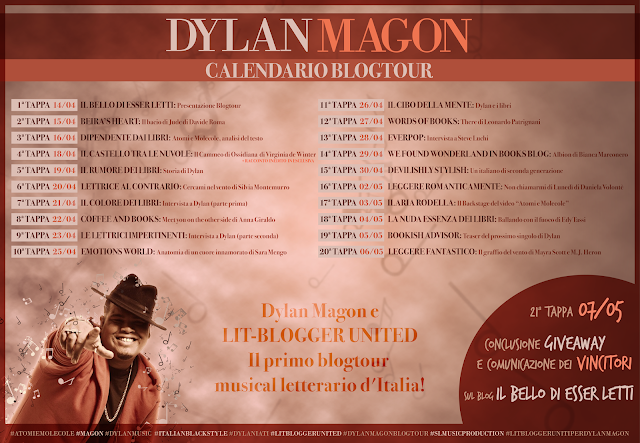 Bookish Advisor: 19° Tappa Blogtour Dylan Magon: Teaser del prossimo singolo di Dylan