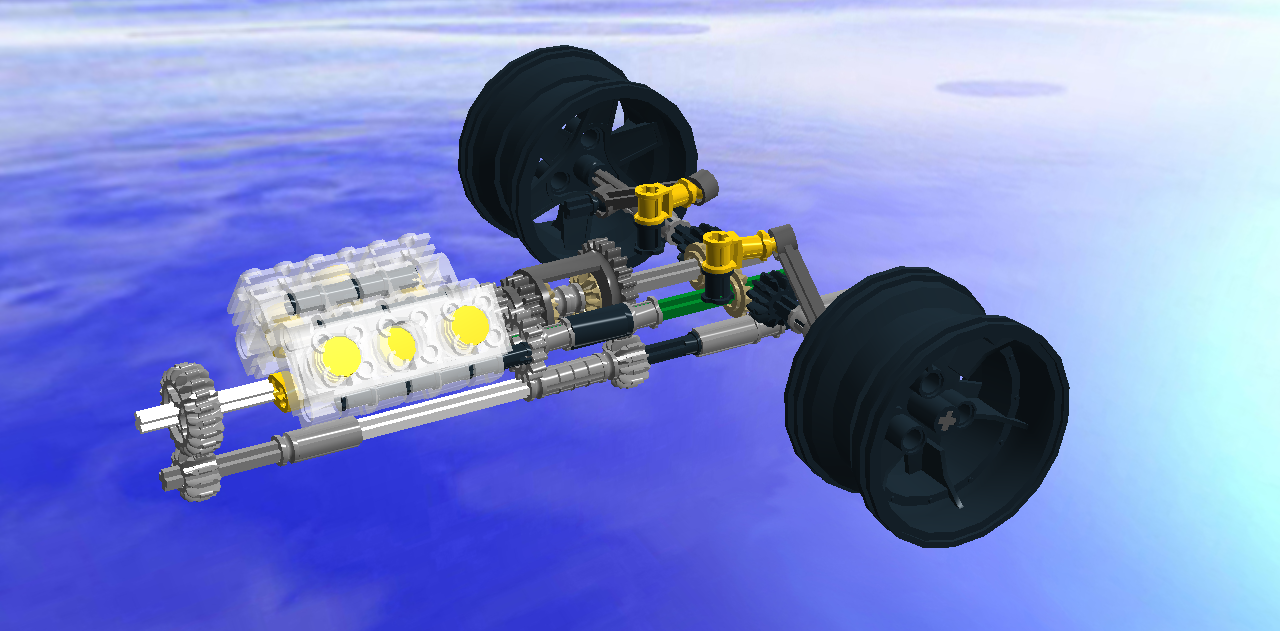 R&M Custom Carbon Parts: Lego Technic F1 Lego Digital Designer (LDD)