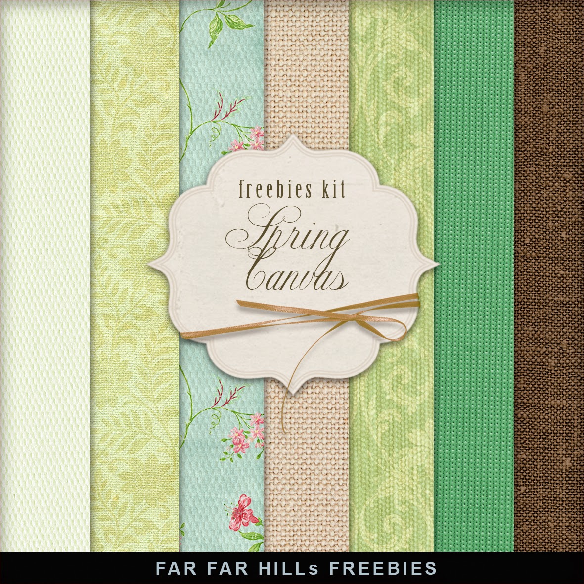 New Freebies Kit of Backgrounds - Spring Canvas:Far Far Hill - Free ...